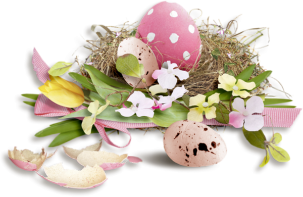 Cluster : oeufs de pâques - Easter, eggs