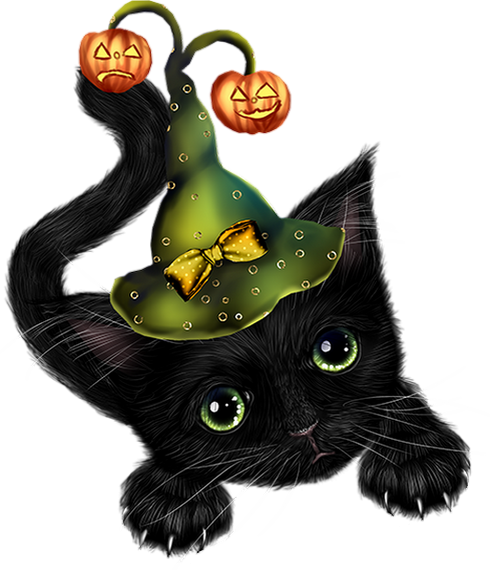 Clipart De Chats Noirs D'halloween Le Petit Chat Noir: Histoire