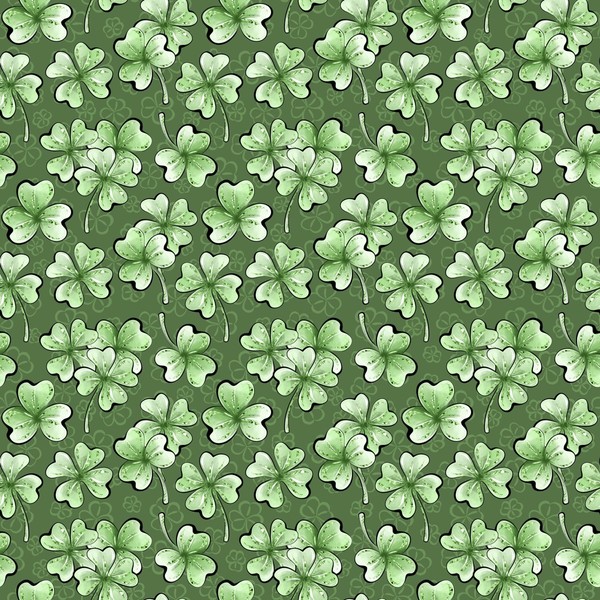 ♣ Papier scrapbooking St Patrick - Clover, digital paper ♣