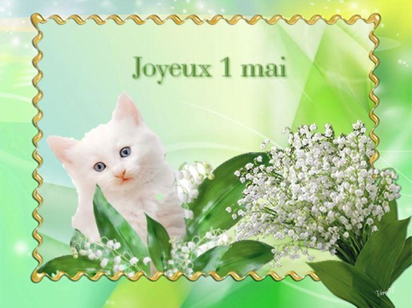1er Mai, création de Mitsy, muguet, porte-bonheur