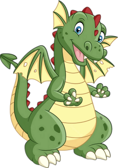 Clipart De Dragon Mignon Dragon Wearing A Face Mask Vector Graphic By
