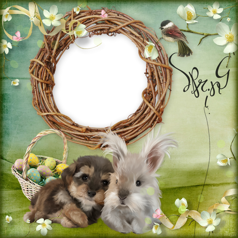 paques cadre png easter frame quick page - Page 3
