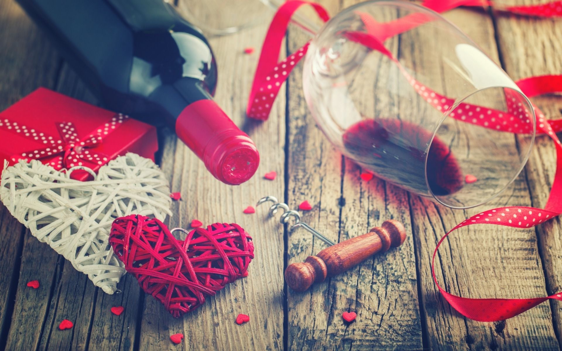 Bon vin pour la St Valentin : wallpaper - Valentine's day