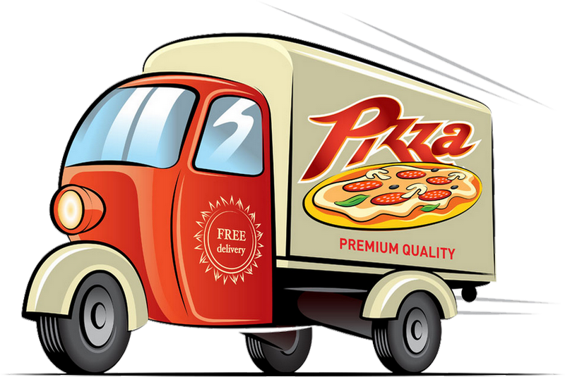 Pizza Clipart Tube Alimentation Véhicule à Pizza Png