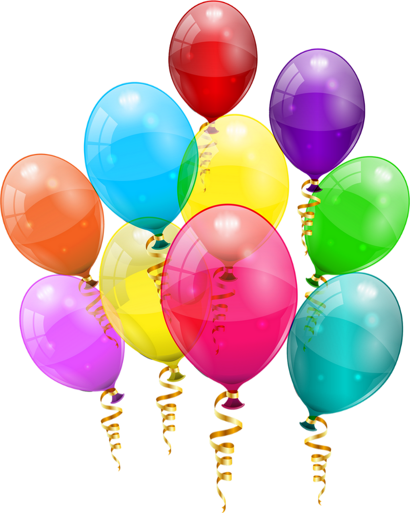 Tube Ballons Png Fête Anniversaire Balloons Png