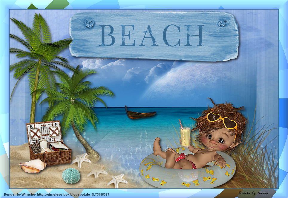 Beach : création de Susanne, TUTO de Reny's Tutorials