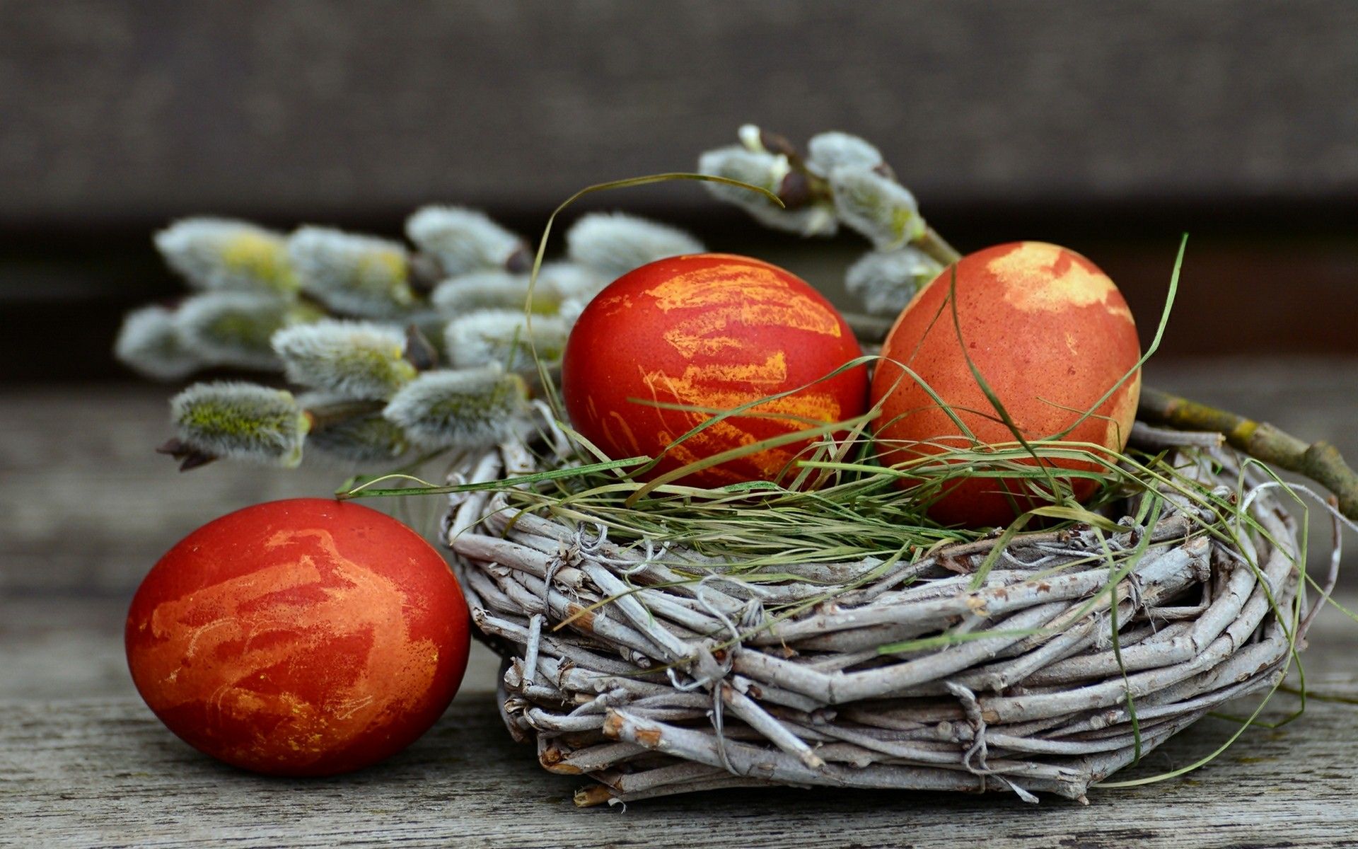Oeufs de Pâques : fond d'écran - Easter eggs background